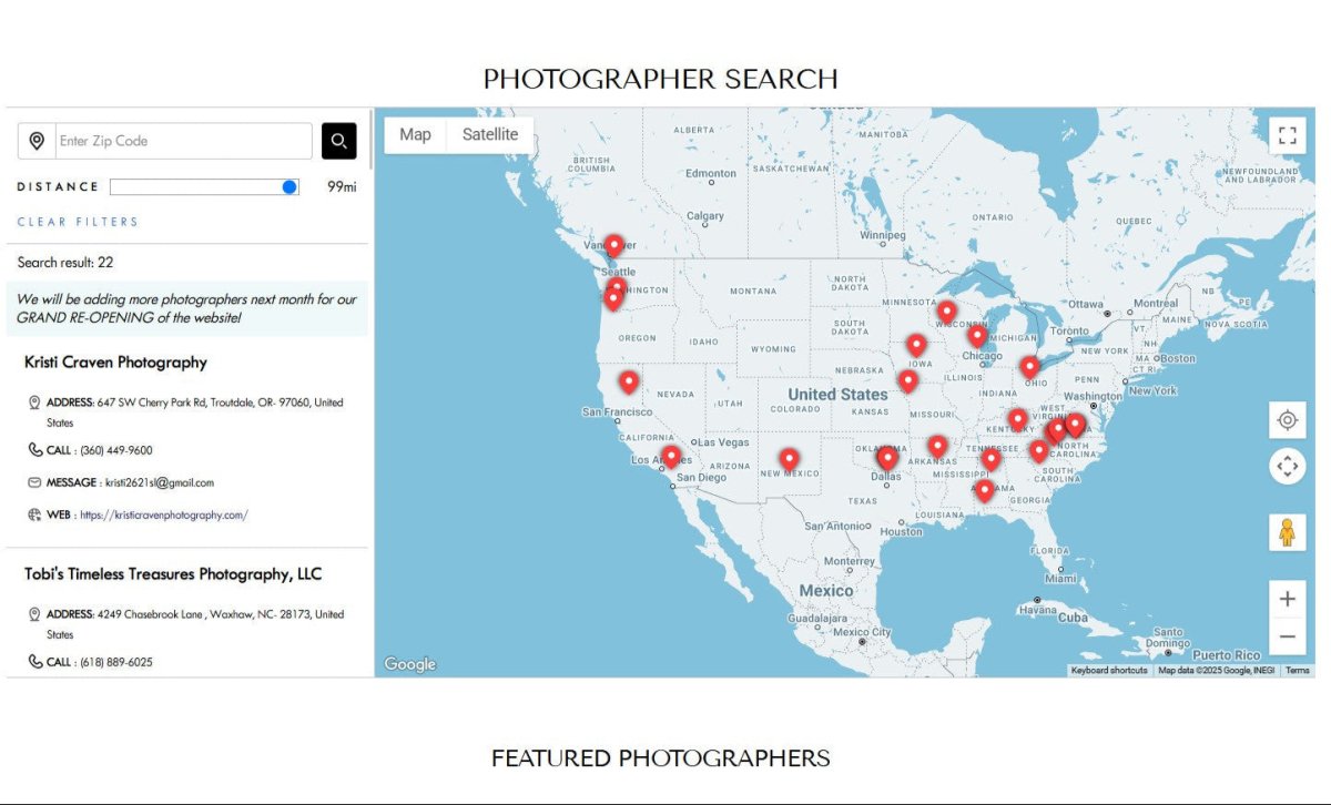 Photographer Directory Listing on shopchicaboo.com (ONE TIME FLAT FEE ...